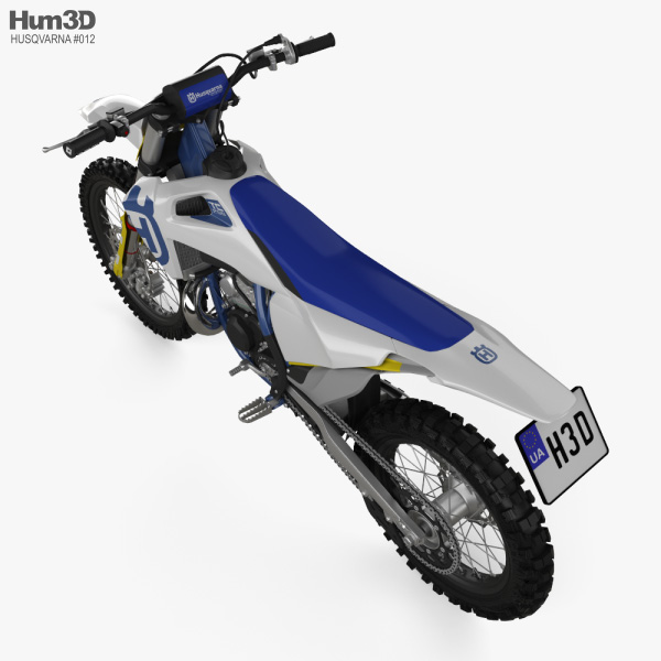 Husqvarna TC 250 2020 3D model - Download Motorcycle on 3DModels.org