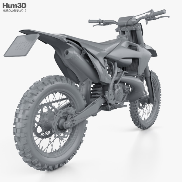 Husqvarna TC 250 2020 3D model - Download Motorcycle on 3DModels.org