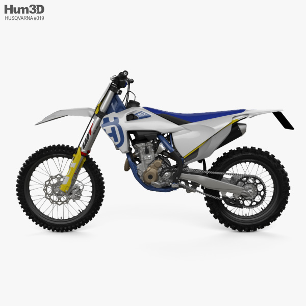 Husqvarna FC 250 2020 3D模型 - 下载 摩托車 on 3DModels.org