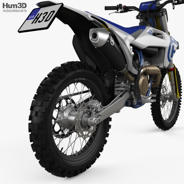 Husqvarna FC 250 2020 Modelo 3D - Descargar Motocicletas on 3DModels.org
