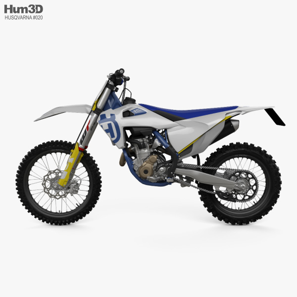 Husqvarna FC 350 2020 3Dモデル - ダウンロード モーターサイクル on 3DModels.org