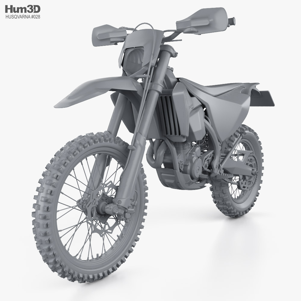 Husqvarna FE250 2019 3D model - Download Motorcycle on 3DModels.org