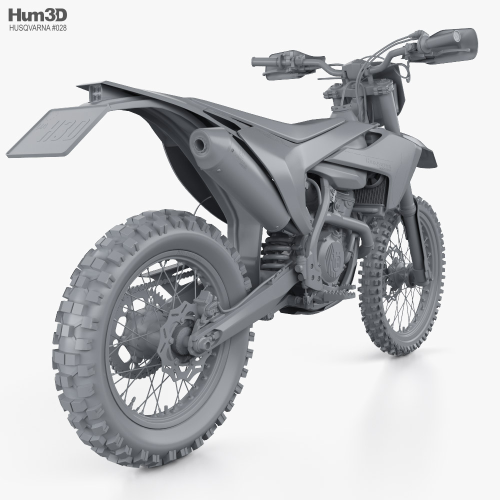 Husqvarna FE250 2019 3D model - Download Motorcycle on 3DModels.org
