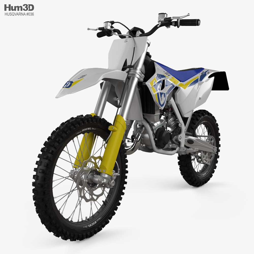 Husqvarna TC 85 2014 3D model - Download Motorcycle on 3DModels.org