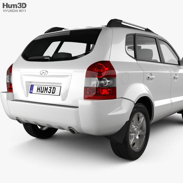 Hyundai Tucson 2009 3D model - Download Crossover SUV on 3DModels.org