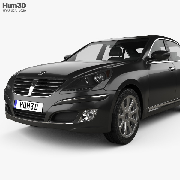 Hyundai Equus (Centennial) 2014 3D 모델 - 다운로드 Sedan on 3DModels.org