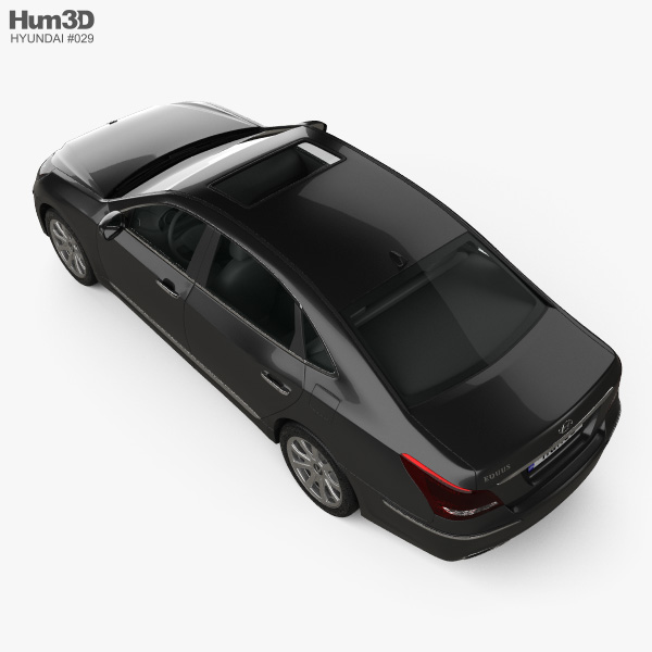 Hyundai Equus (Centennial) 2014 3D model - Download Sedan on 3DModels.org