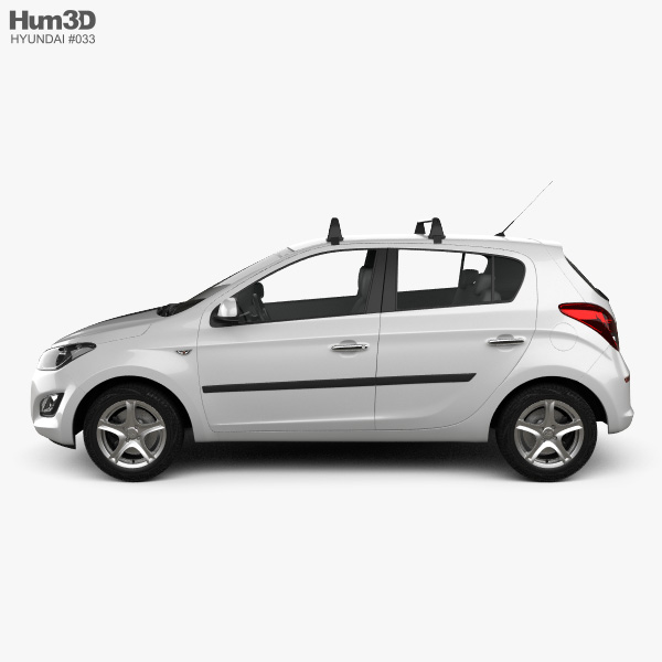 Hyundai i20 5-door 2015 3D model - Download Hatchback on 3DModels.org