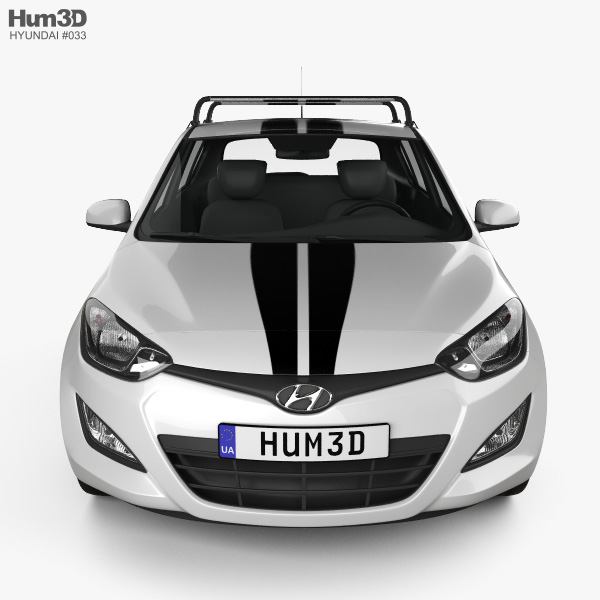 Hyundai i20 5-door 2015 3D model - Download Hatchback on 3DModels.org