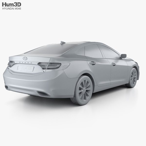 Hyundai Azera 2015 3D 모델 - 다운로드 Sedan on 3DModels.org