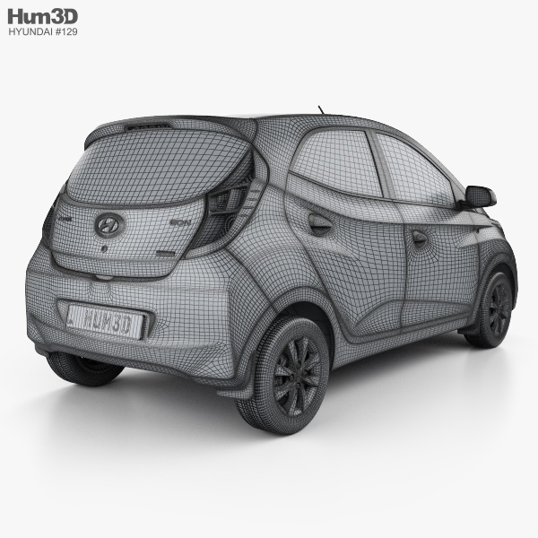 Hyundai Eon 2018 3D model - Download Hatchback on 3DModels.org