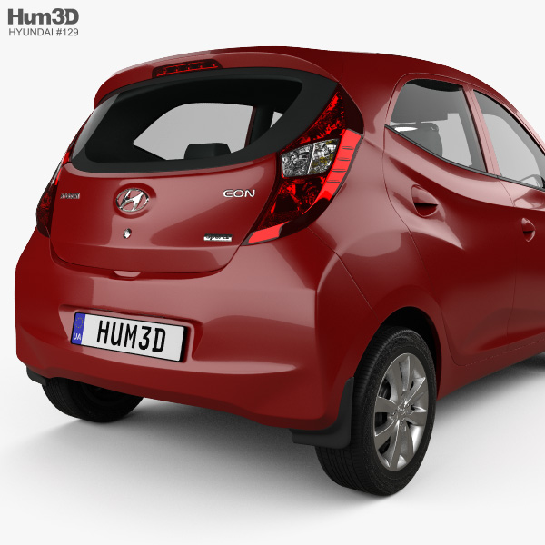 Hyundai Eon 2018 3D model - Download Hatchback on 3DModels.org