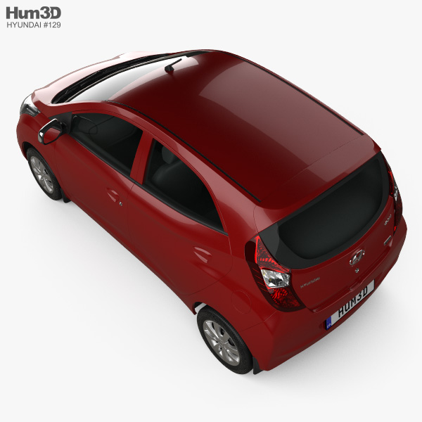 Hyundai Eon 2018 Modelo 3D - Descargar Hatchback on 3DModels.org
