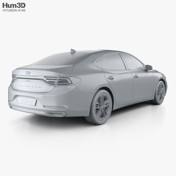 Hyundai Grandeur (IG) 2020 3D model - Download Sedan on 3DModels.org