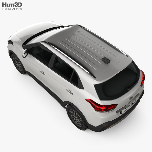 Hyundai Creta 2019 3D model - Download Crossover SUV on 3DModels.org