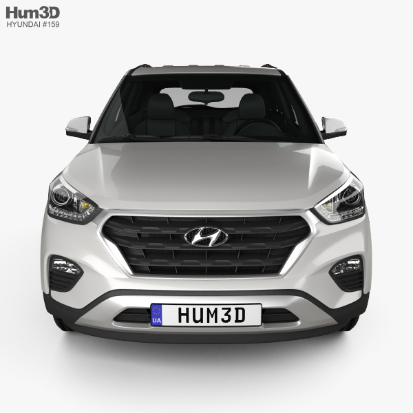 Hyundai Creta 2019 3D model - Download Crossover SUV on 3DModels.org