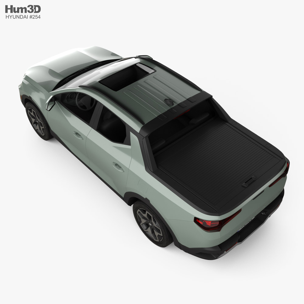 Hyundai Santa Cruz 2023 3D model - Download Crossover SUV on 3DModels.org