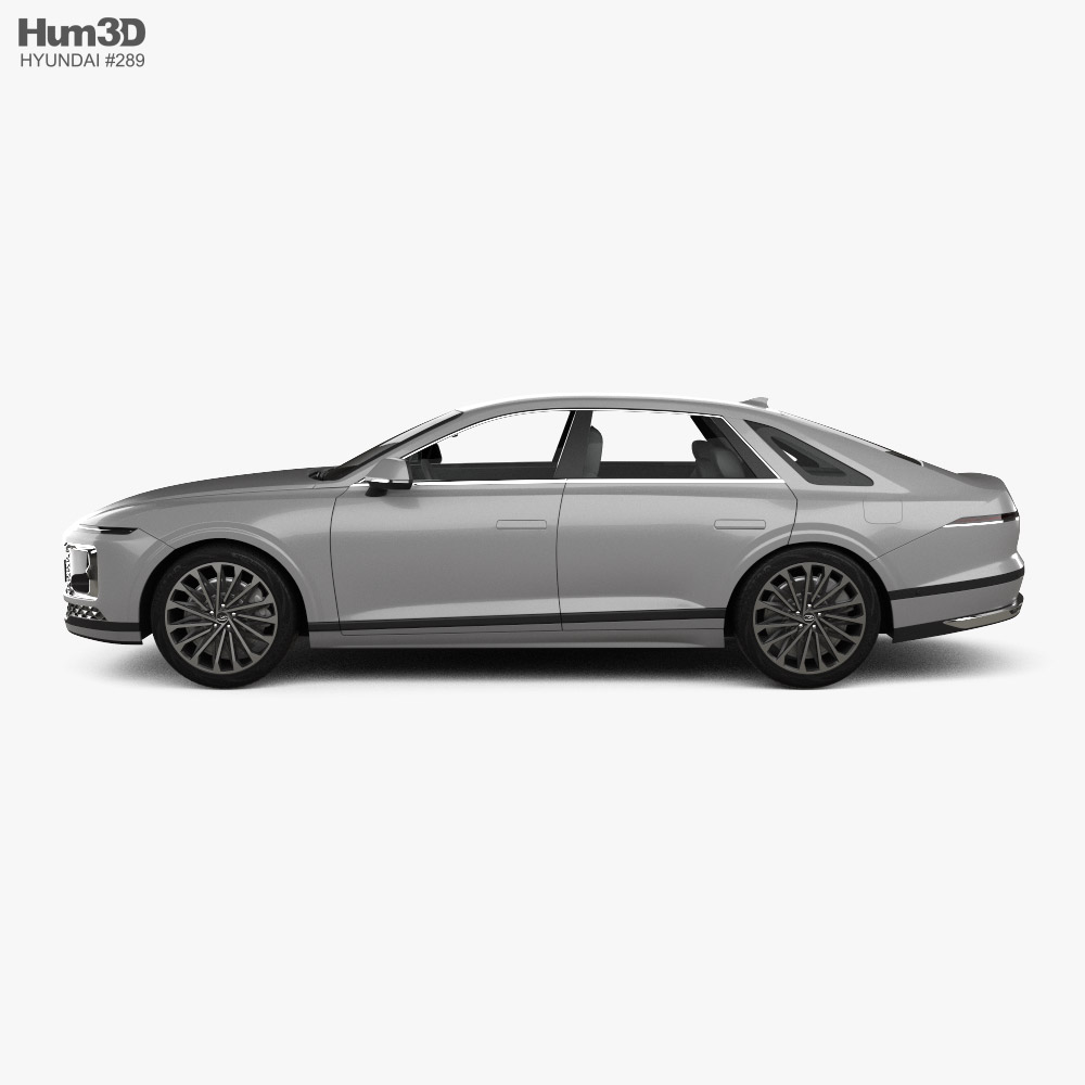 Hyundai Grandeur 2025 3D model - Download Sedan on 3DModels.org