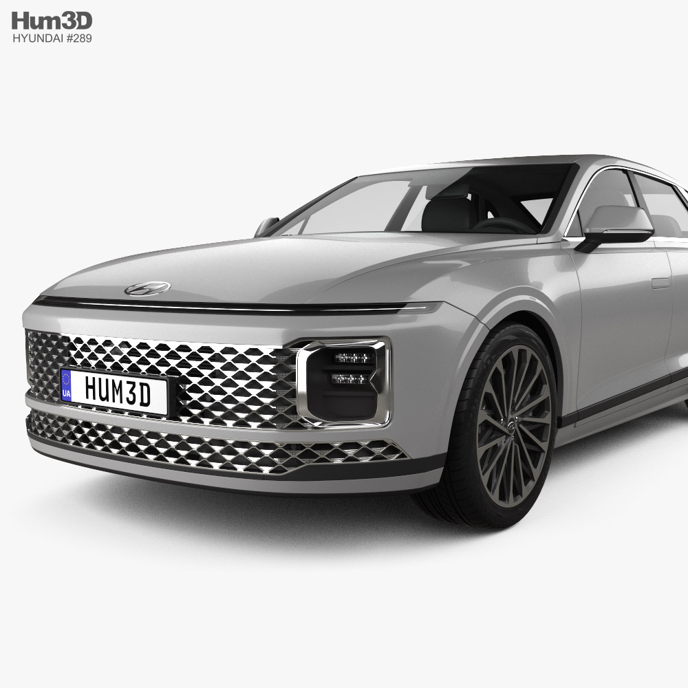 Hyundai Grandeur 2025 Modelo 3D - Descargar Sedan on 3DModels.org