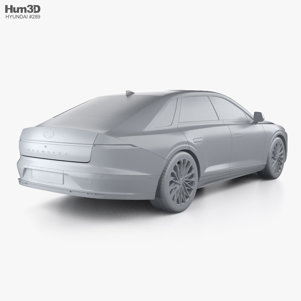 Hyundai Grandeur 2025 3D model - Download Sedan on 3DModels.org
