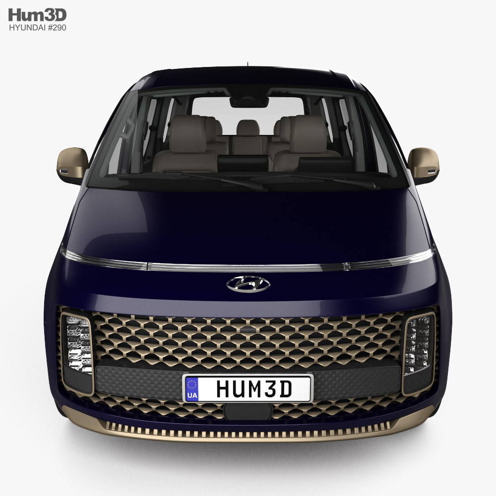 Hyundai Staria Premium con interior 2024 Modelo 3D - Descargar Van on ...
