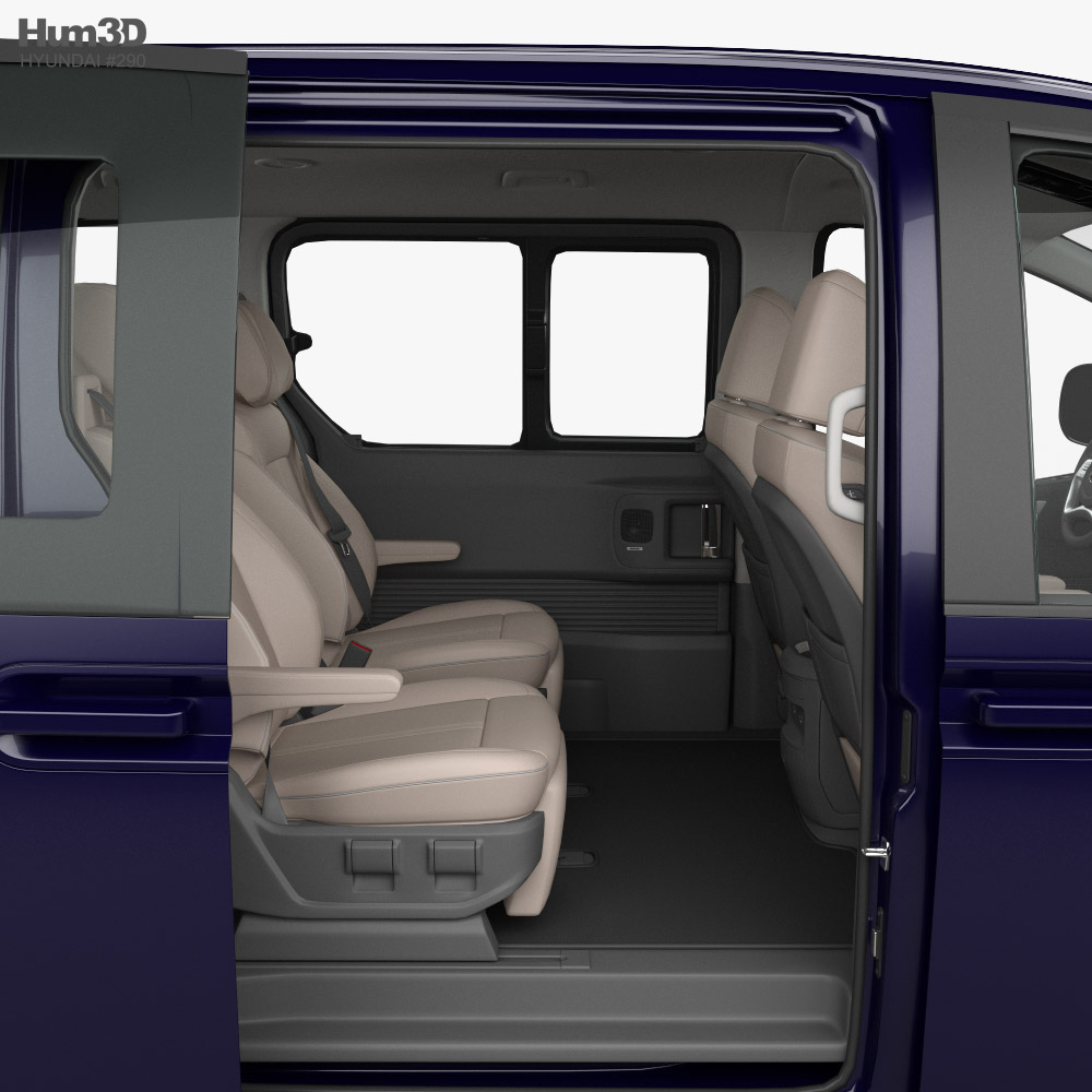 Hyundai Staria Premium con interior 2024 Modelo 3D - Descargar Van on ...