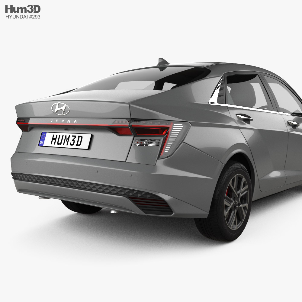 Hyundai Verna Turbo 2025 3D model - Download Sedan on 3DModels.org