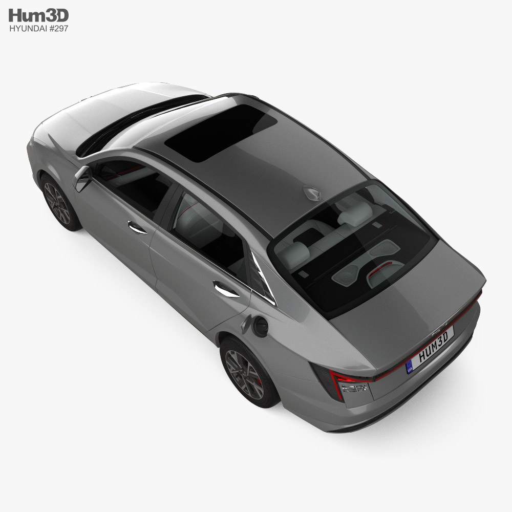 Hyundai Verna Turbo with HQ interior 2025 3D model - Download Sedan on ...