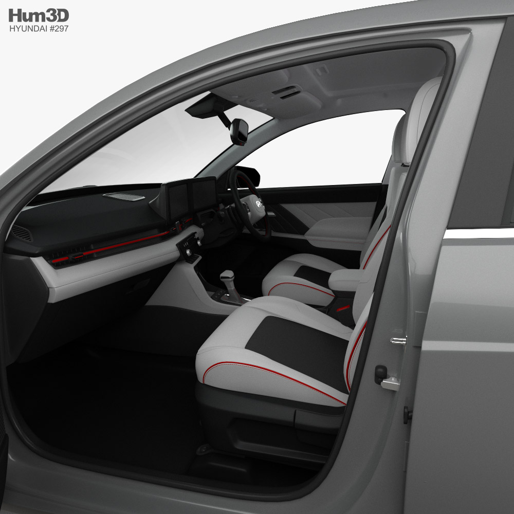 Hyundai Verna Turbo with HQ interior 2025 3D model - Download Sedan on ...