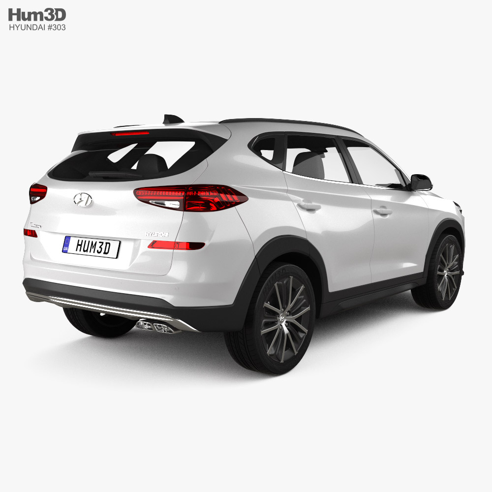 Hyundai Tucson BR-spec 2020 3D model - Download Crossover SUV on ...