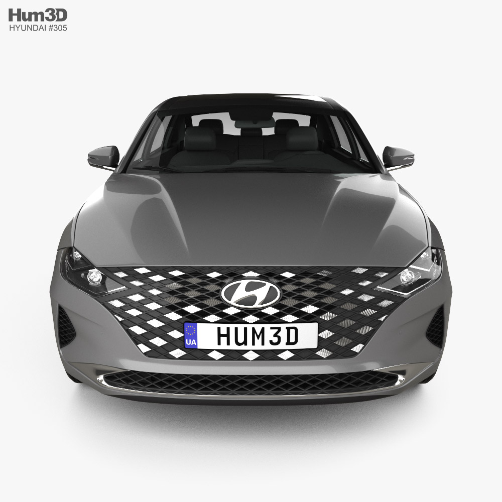 현대 아제라 2022 3D 모델 - 다운로드 Sedan 켜기 3DModels.org
