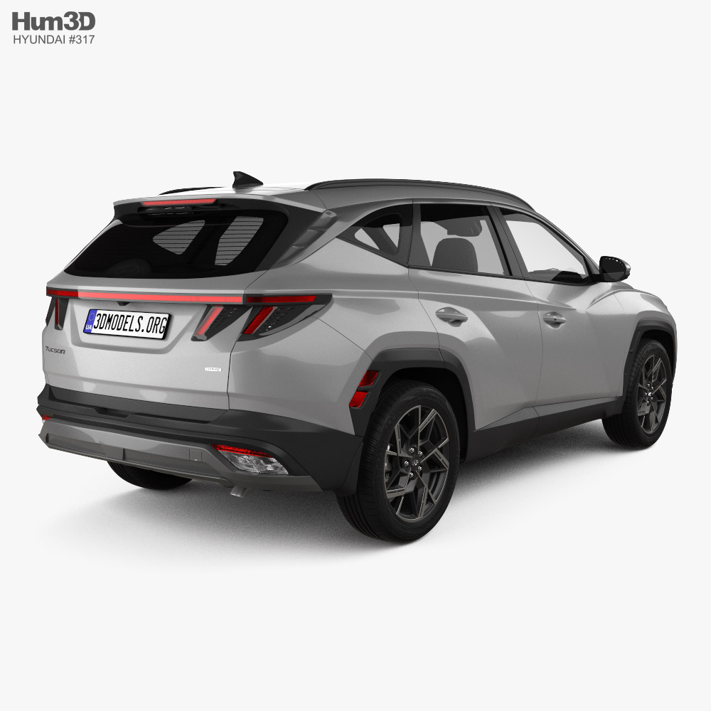 Hyundai Tucson LWB PHEV US-spec 2025 3D model - Download Crossover SUV ...