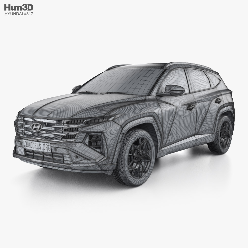 Hyundai Tucson LWB PHEV US-spec 2025 3Dモデル - ダウンロード Crossover SUV on ...