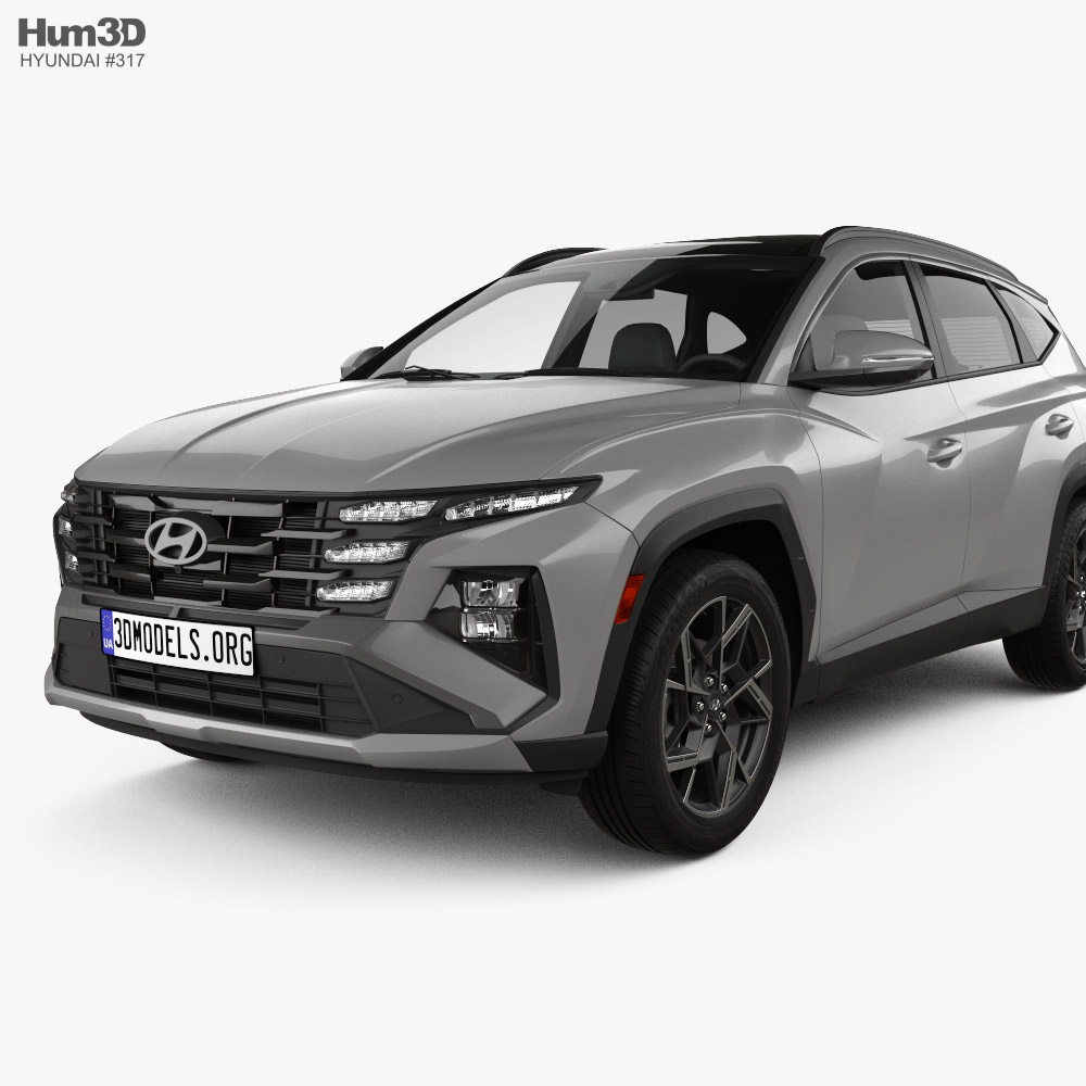 Hyundai Tucson LWB PHEV US-spec 2025 3D model - Download Crossover SUV ...