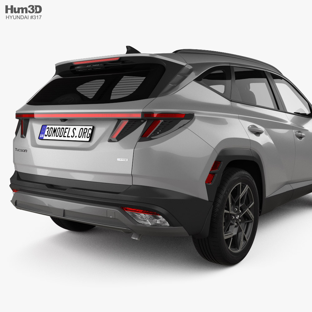 Hyundai Tucson LWB PHEV US-spec 2025 3D model - Download Crossover SUV ...