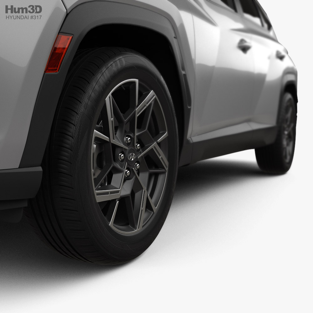 Hyundai Tucson LWB PHEV US-spec 2025 3D model - Download Crossover SUV ...
