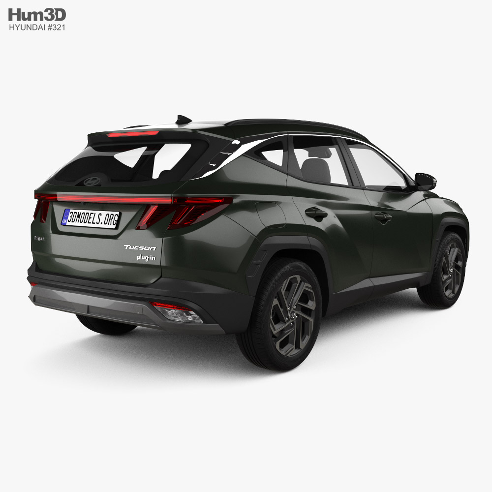 Hyundai Tucson SWB PHEV 2025 3D model - Download Crossover SUV on ...