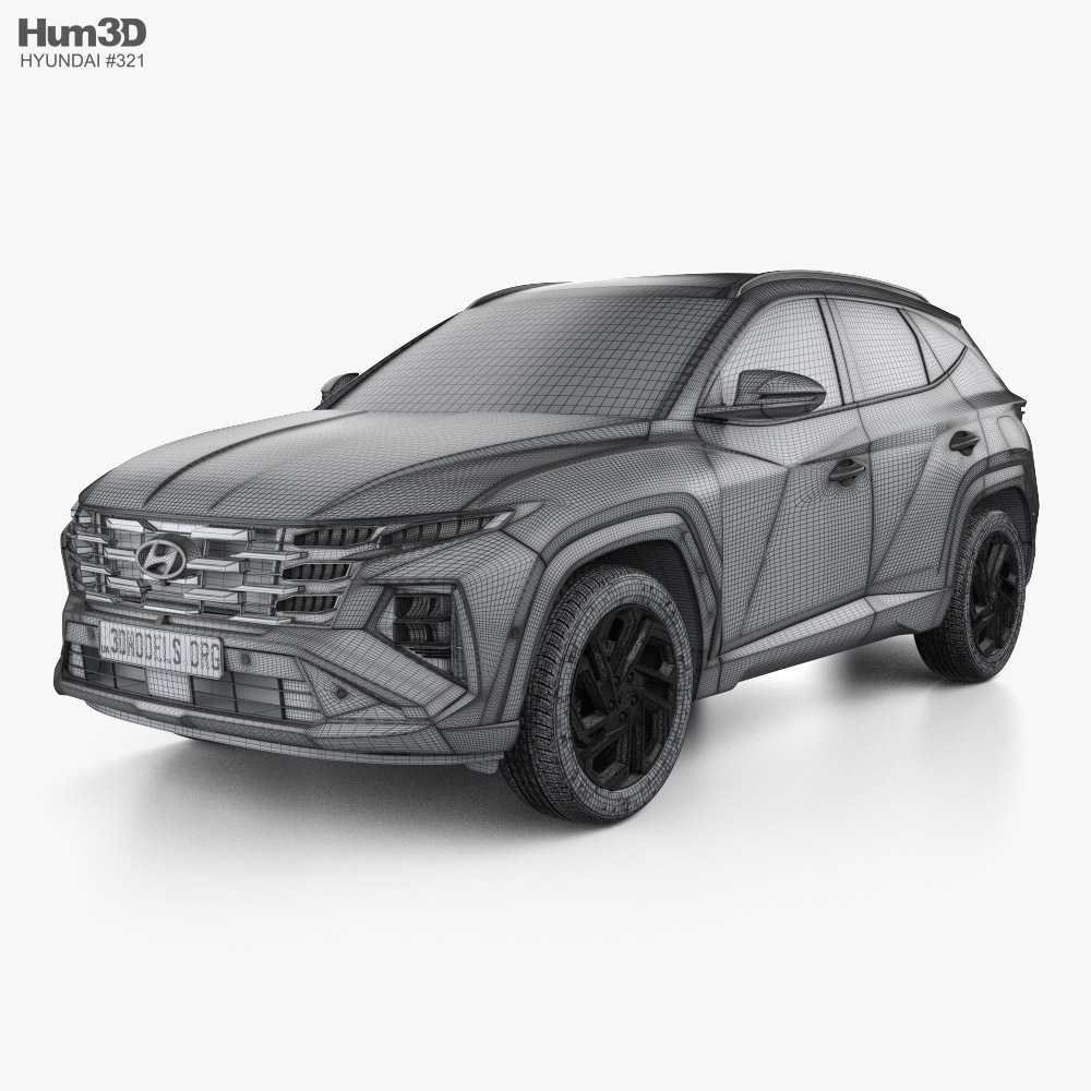 Hyundai Tucson SWB PHEV 2025 3D 모델 - 다운로드 Crossover SUV on 3DModels.org