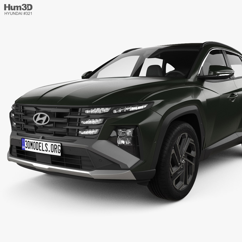 Hyundai Tucson SWB PHEV 2025 Modelo 3D - Baixar Crossover SUV no ...