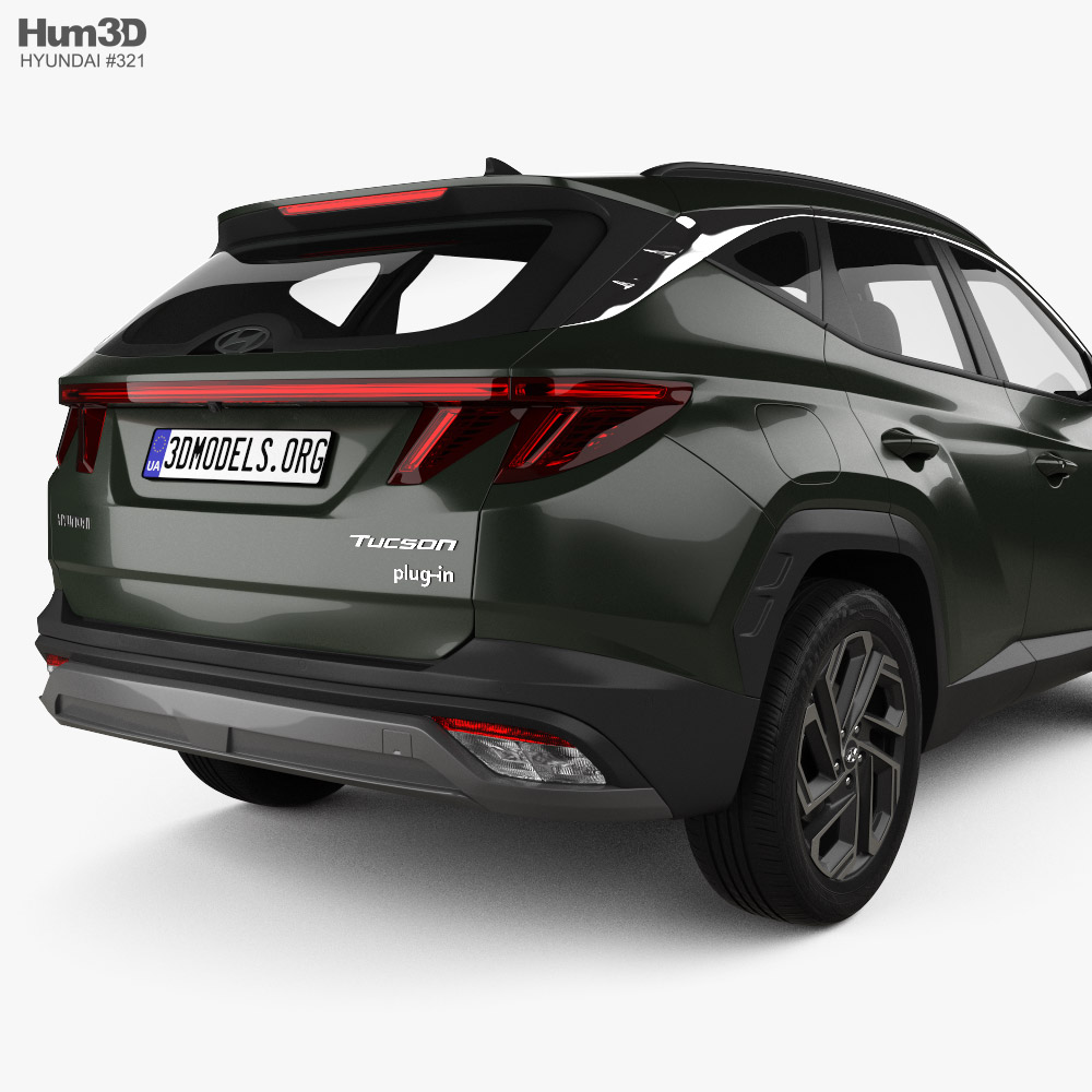 Hyundai Tucson SWB PHEV 2025 3D 모델 - 다운로드 Crossover SUV on 3DModels.org