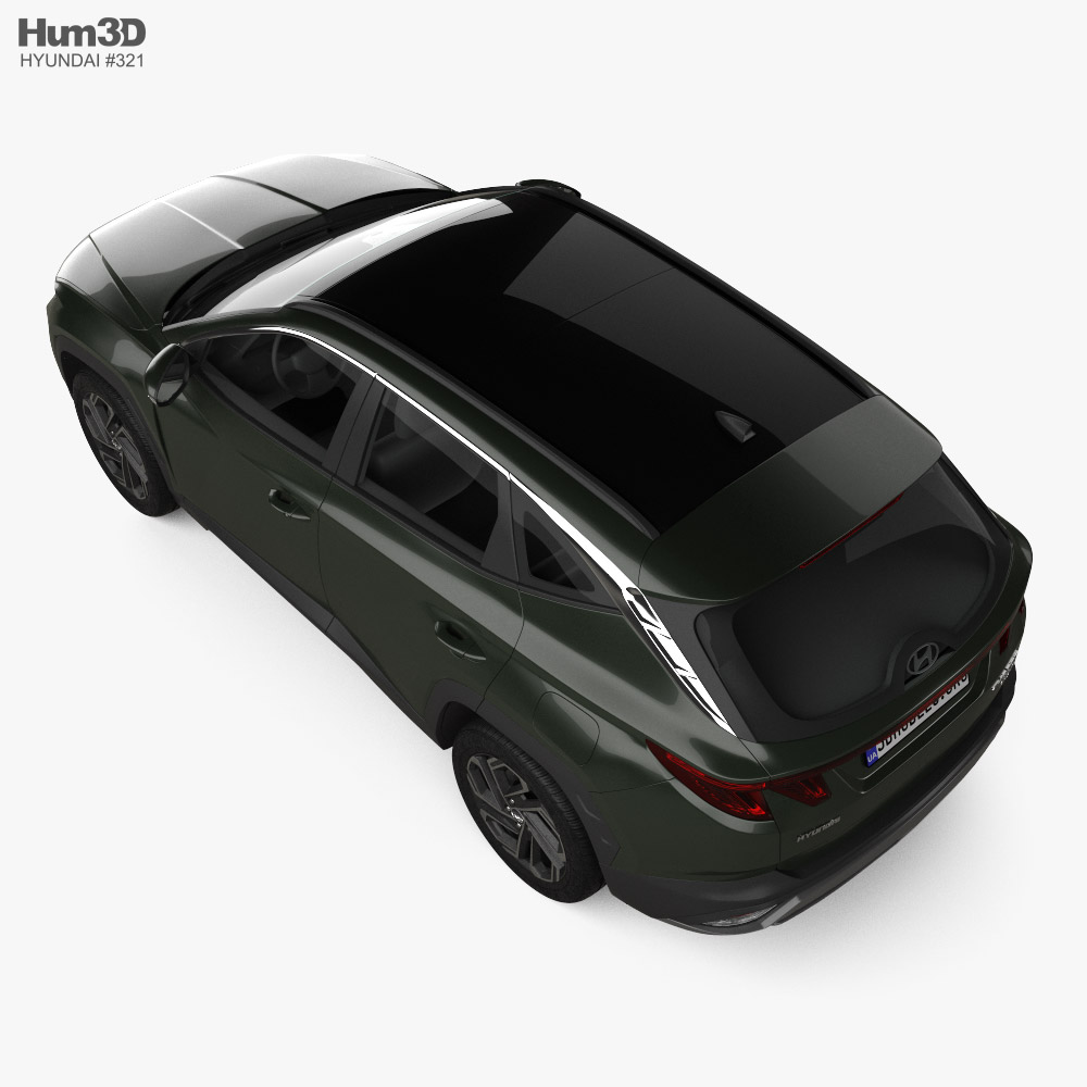 Hyundai Tucson SWB PHEV 2025 3D model - Download Crossover SUV on ...
