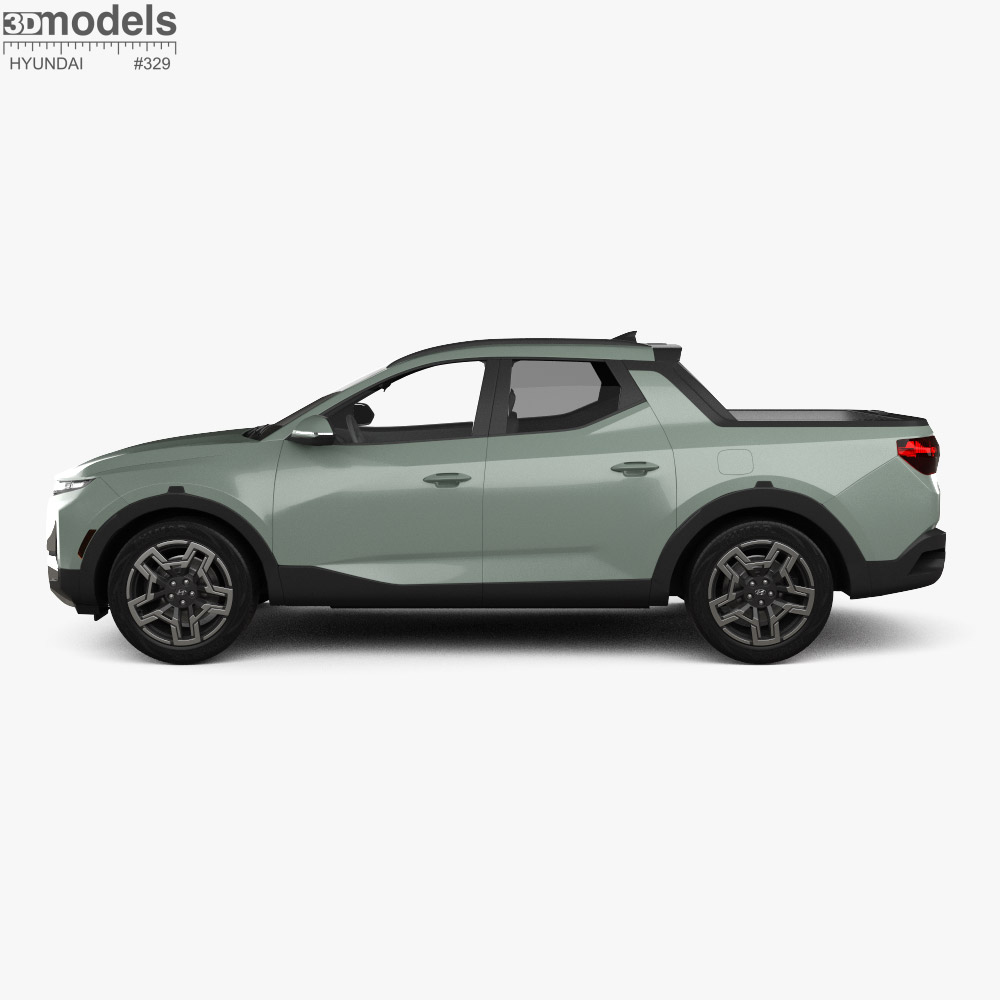 Hyundai Santa Cruz Limited 2025 3D model - Download Crossover SUV on ...