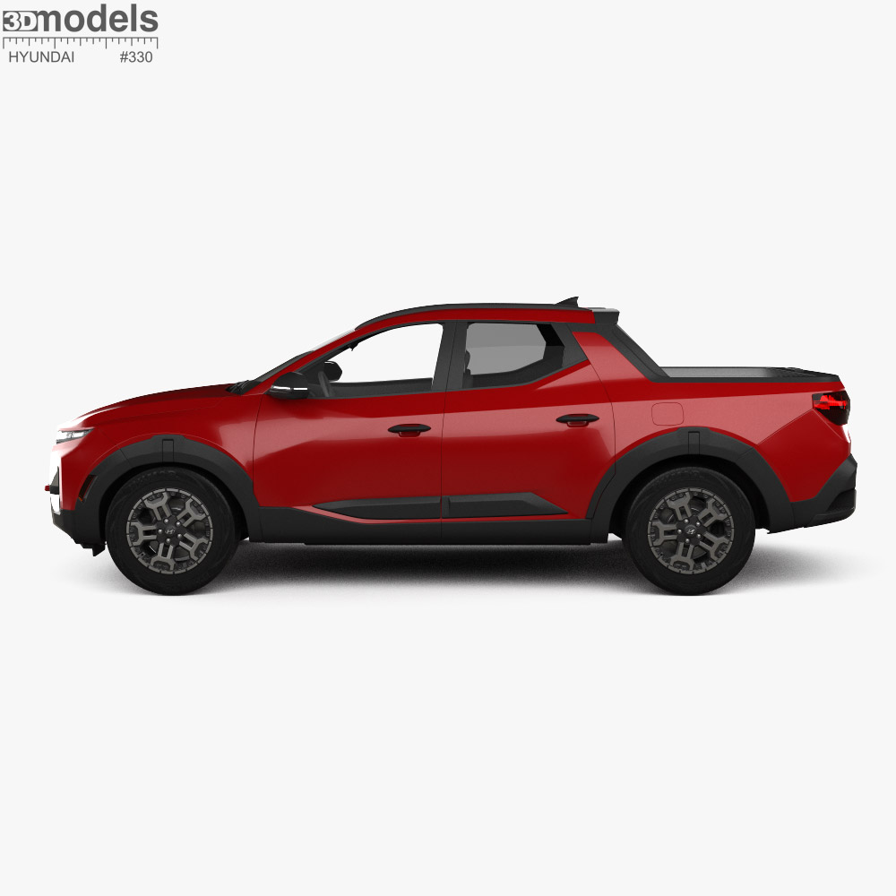 Hyundai Santa Cruz XTR 2025 3D model - Download Pickup on 3DModels.org