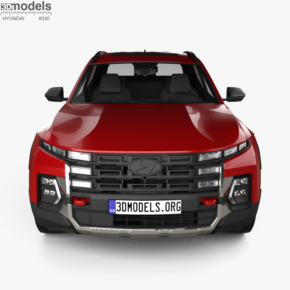 Hyundai Santa Cruz XTR 2025 3D model - Download Pickup on 3DModels.org
