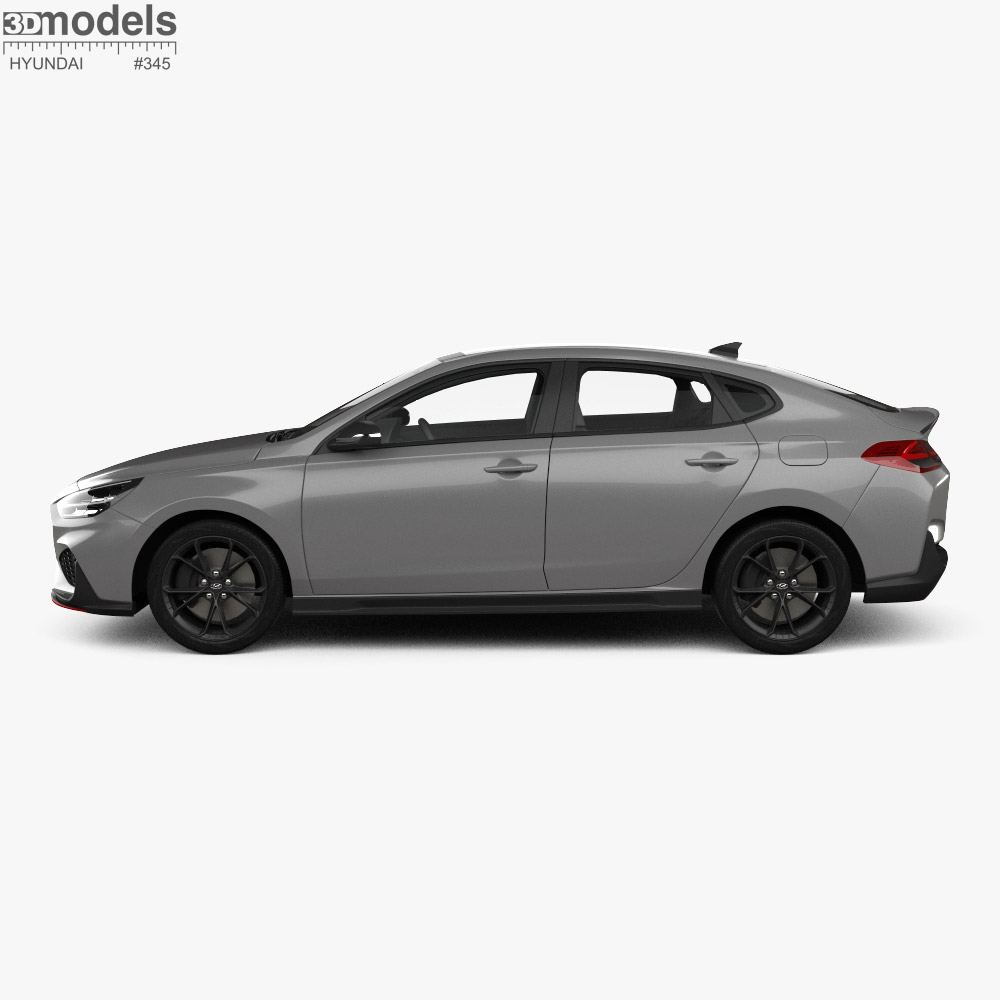 Hyundai i30 fastback N 2023 3D model - Download Hatchback on 3DModels.org