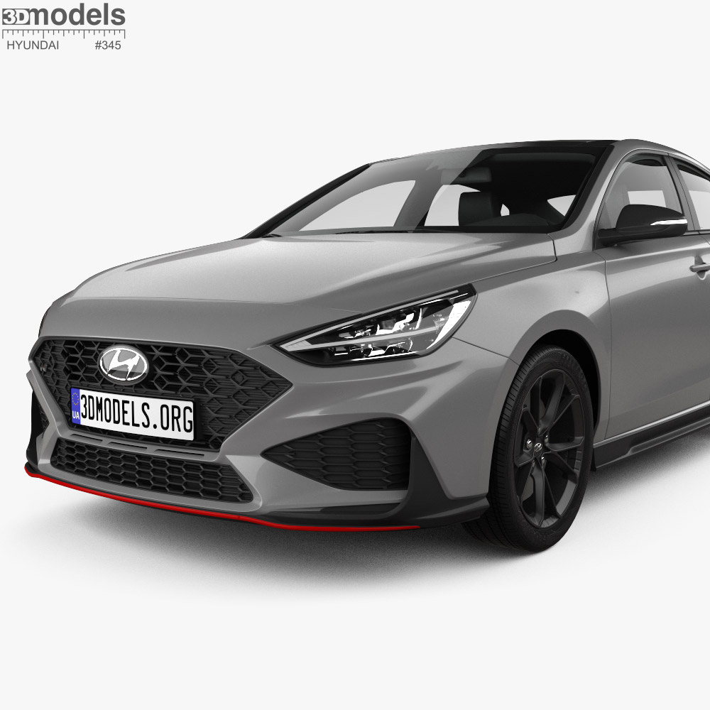 Hyundai i30 fastback N 2023 3D model - Download Hatchback on 3DModels.org