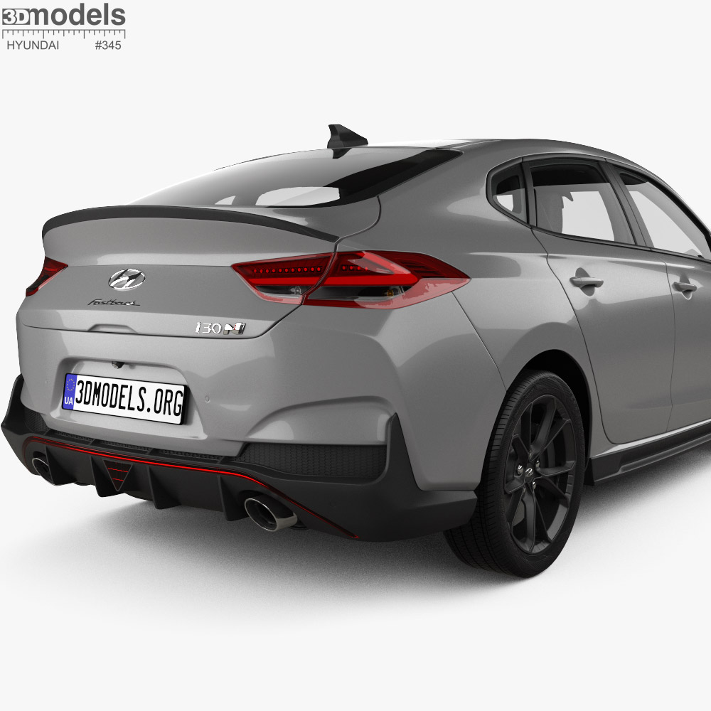 Hyundai i30 fastback N 2023 3D model - Download Hatchback on 3DModels.org