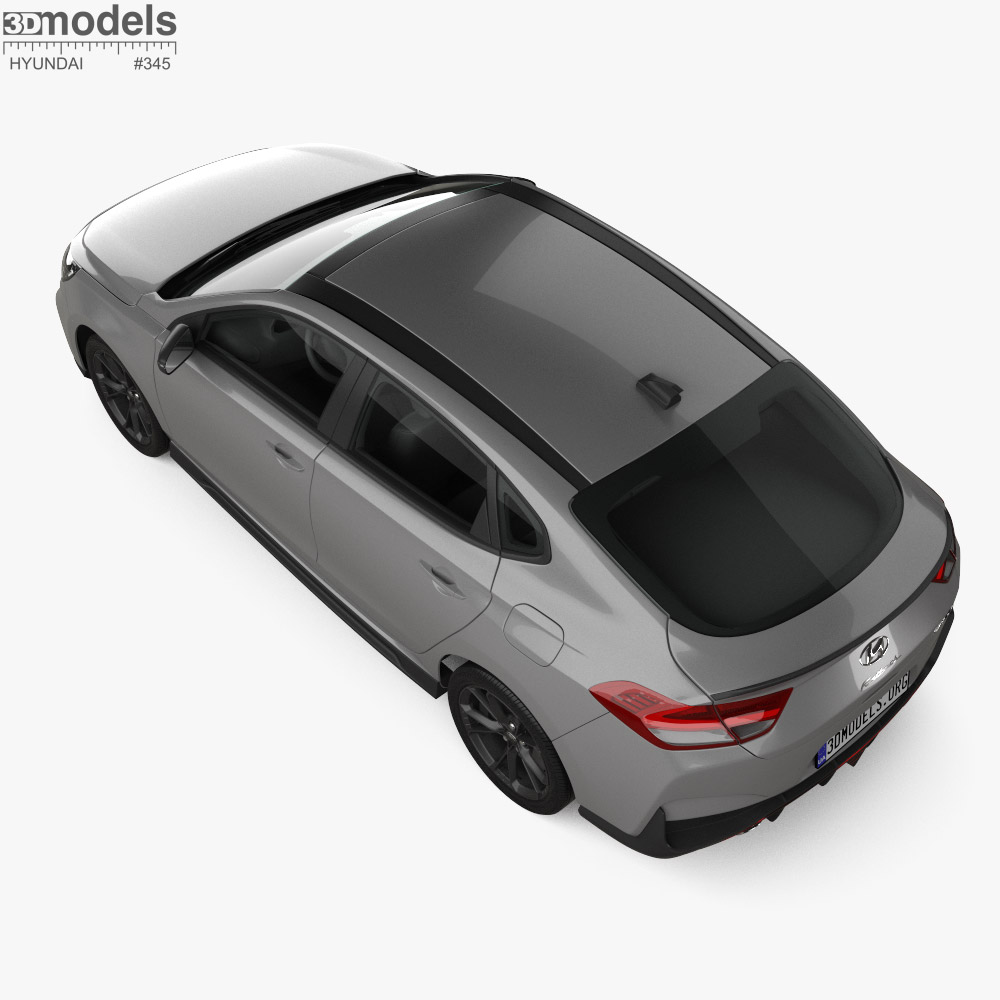 Hyundai i30 fastback N 2023 3D model - Download Hatchback on 3DModels.org