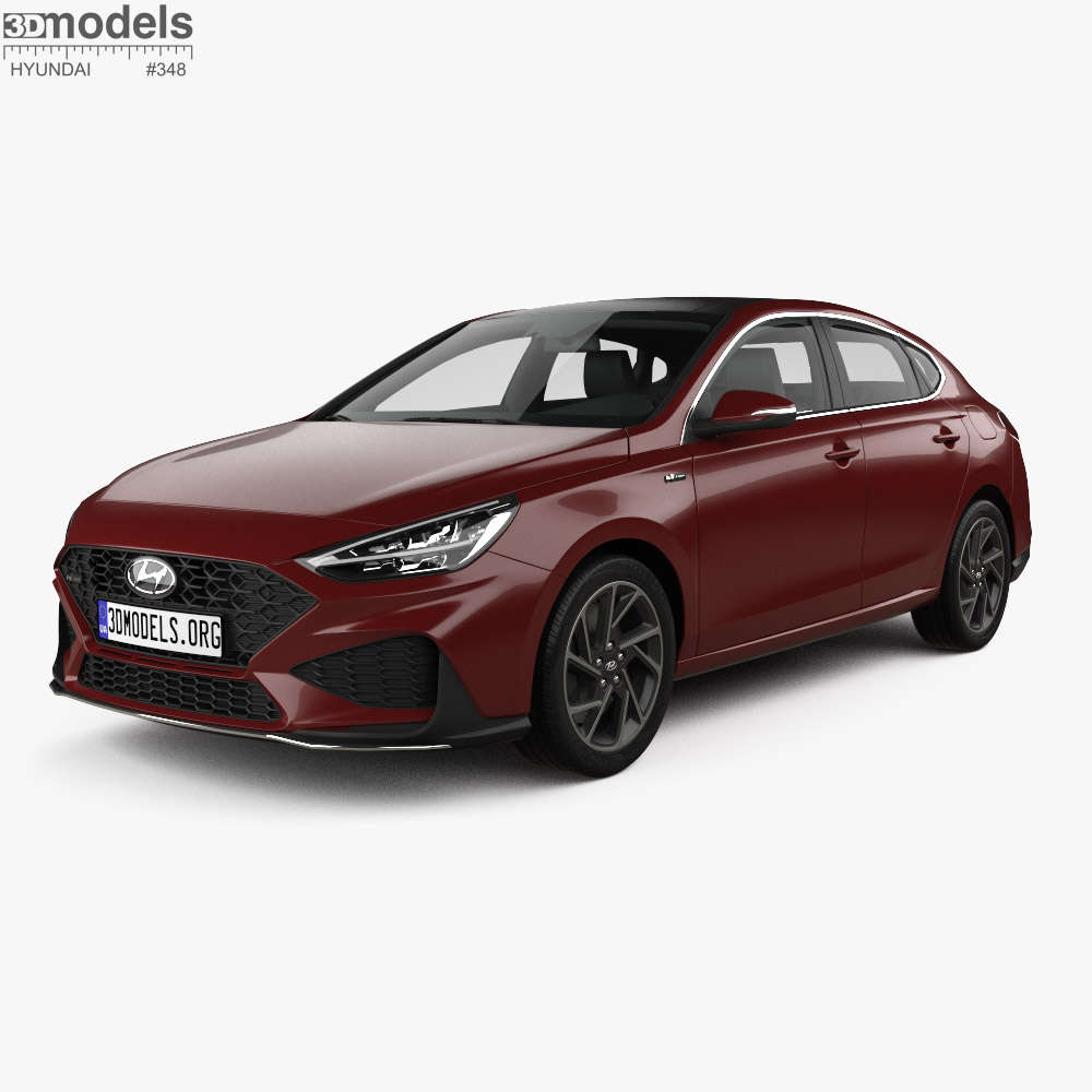 Hyundai i30 fastback N Line 2023 Modèle 3D - Télécharger Hatchback on ...