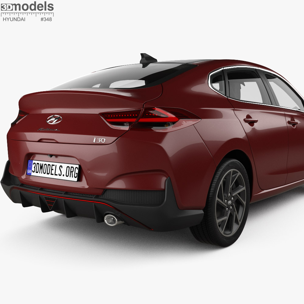 Hyundai i30 fastback N Line 2023 Modèle 3D - Télécharger Hatchback on ...